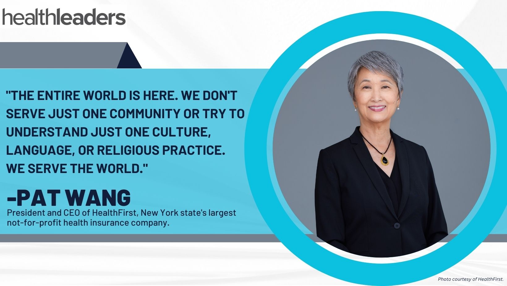 The Exec: As President and CEO of Healthfirst, Pat Wang Leads a Plan That Serves the World ...